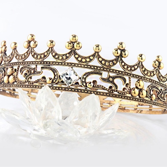 Accessories | Wedding King Crown For Men Crystals Mens Crown Hat Groom ...